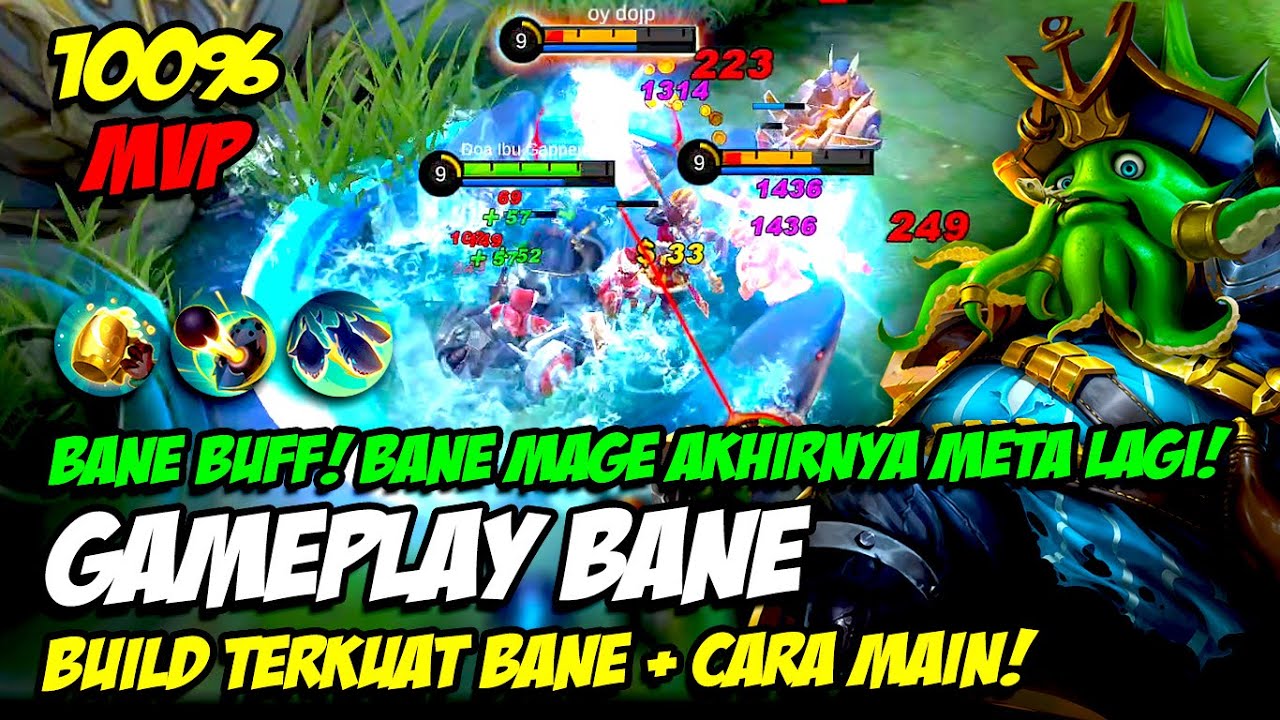GAMEPLAY BANE | BANE BUFF! BANE MAGE META LAGI! BUILD BANE TERKUAT ...