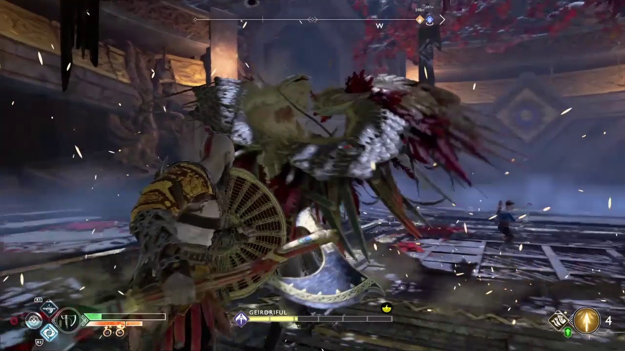 God of War - Geirdriful valkyrie on challenging - YouTube