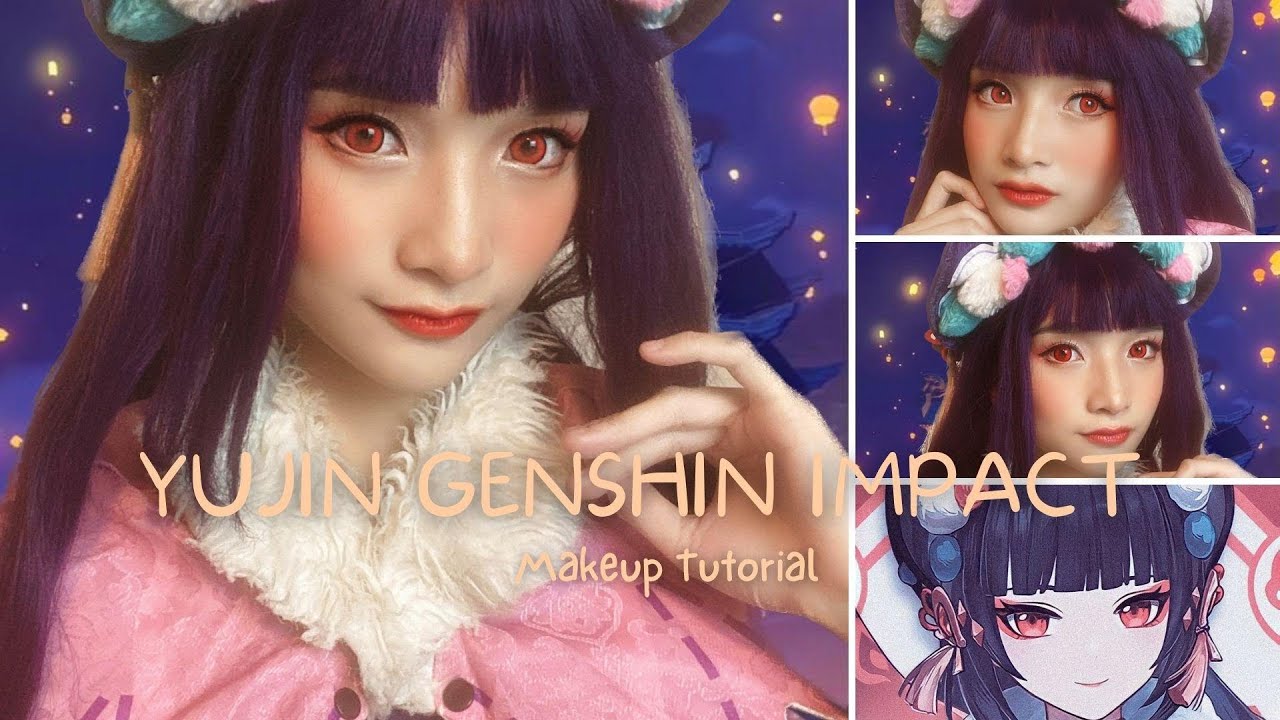 YUJIN GENSHIN IMPACT MAKEUP TUTORIAL - YouTube
