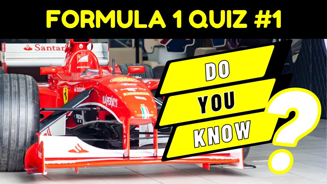 DO YOU KNOW Formula 1 Quiz | General F1 Knowledge | Fast Fire Quiz ...