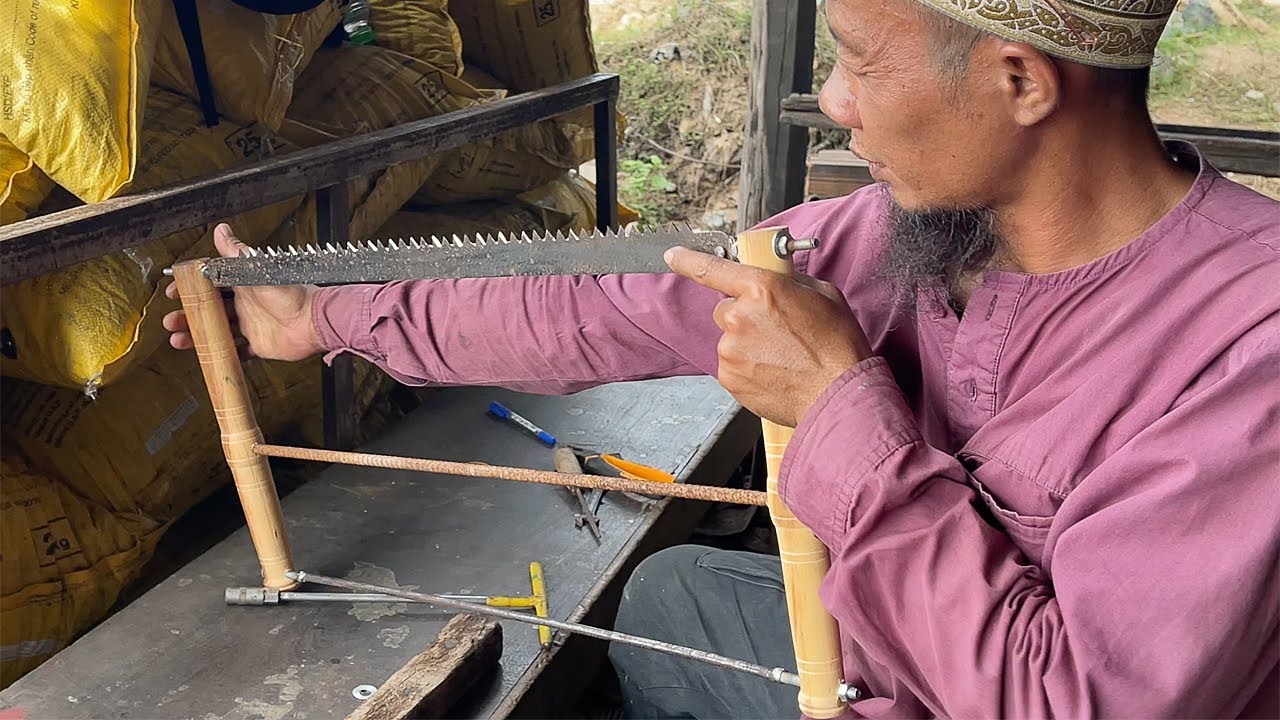 Make a Frame Saw from an Ice Saw for the Average Homeowner - YouTube