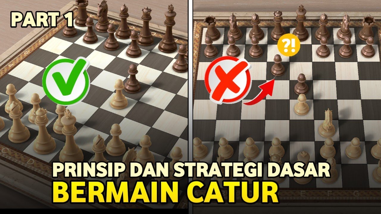 PEMAIN CATUR PEMULA WAJIB TAHU!! Strategi Dan Prinsip Dasar Dalam ...