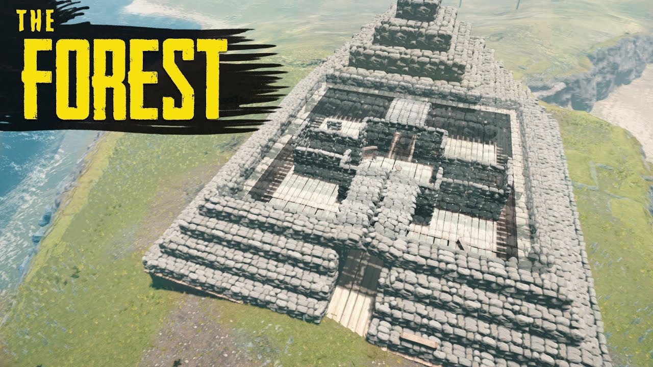 INSIDE THE PYRAMID! The Forest Hard Survival S3 Episode 57 - YouTube
