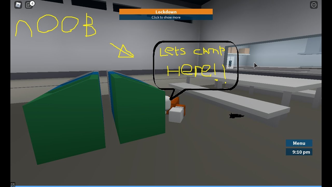 12 *Hiding* SPOTS WHERE *NOOBS* MOSTLY HIDE In Prison Life - YouTube