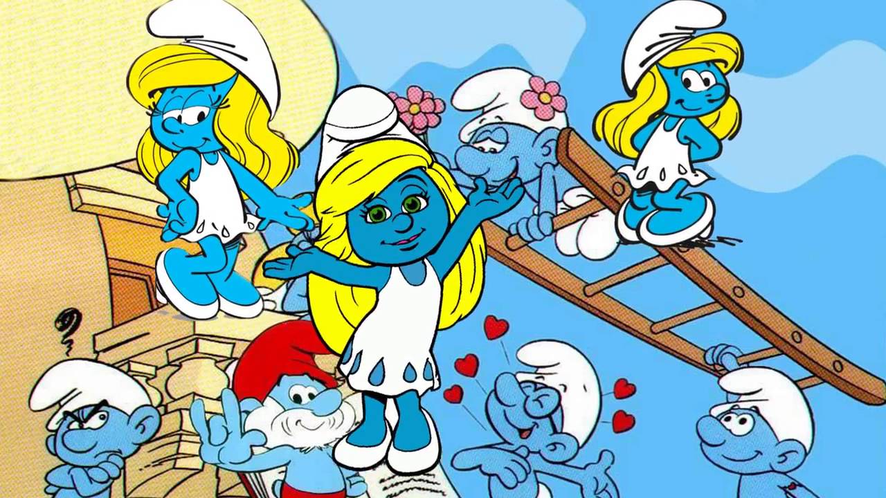 The Smurfs Finger Family Children Nursery Rhymes Smurfs Family Rhymes ...