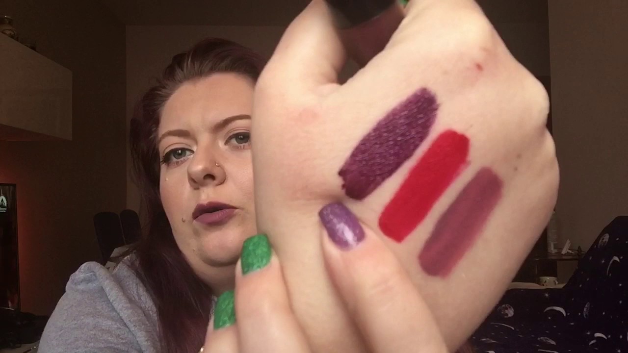Nouba-Millebaci liquid lipstick-swatches - YouTube