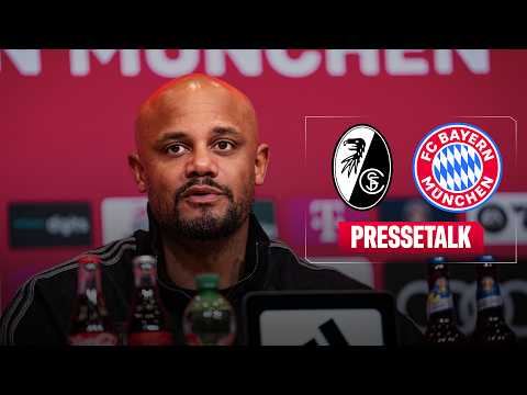 Pressetalk vor SC Freiburg - FC Bayern mit Vincent Kompany | 28. Spieltag Bundesliga