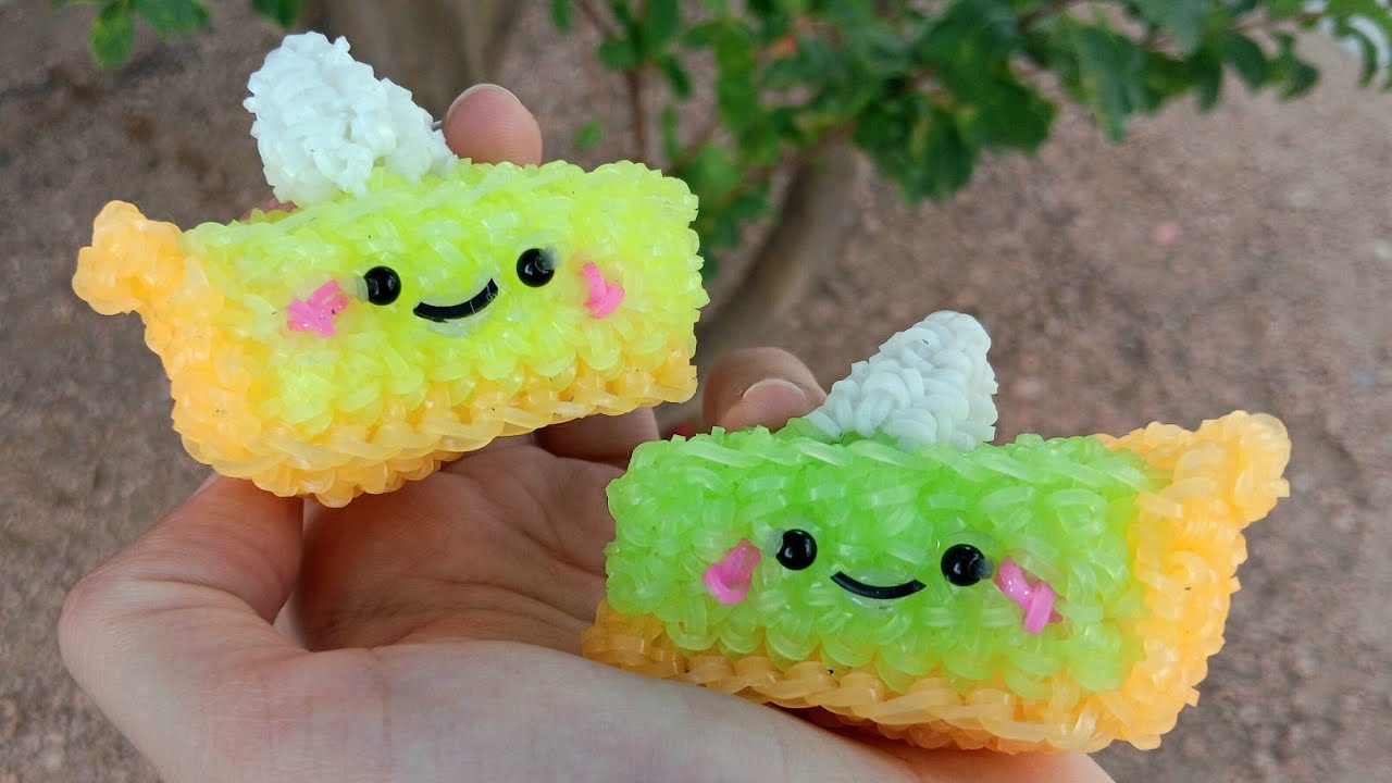 Loomigurumi Pie Tutorial (Rainbowloom) - YouTube