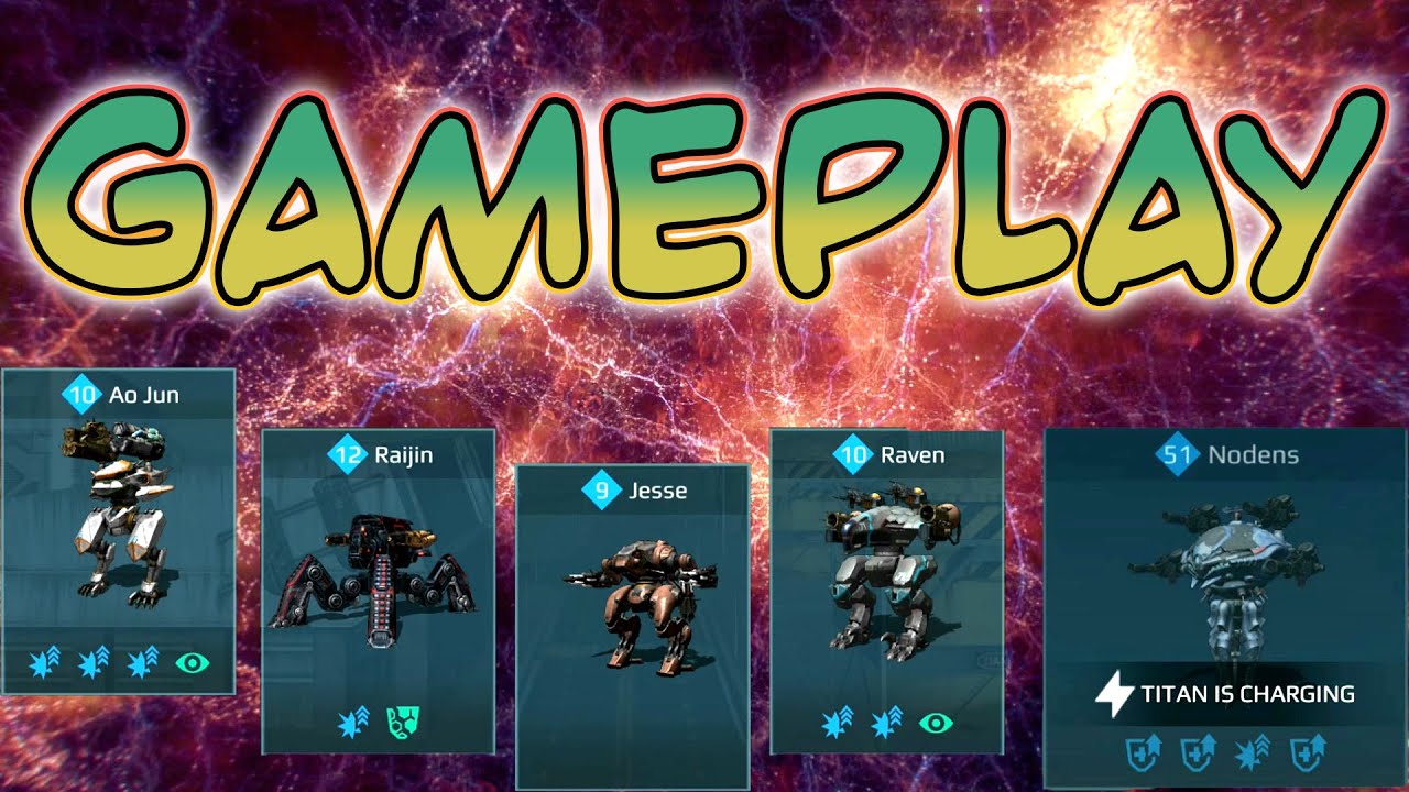 War Robots Ao Jun Raijin Jesse Raven Domination Mode Gameplay - YouTube