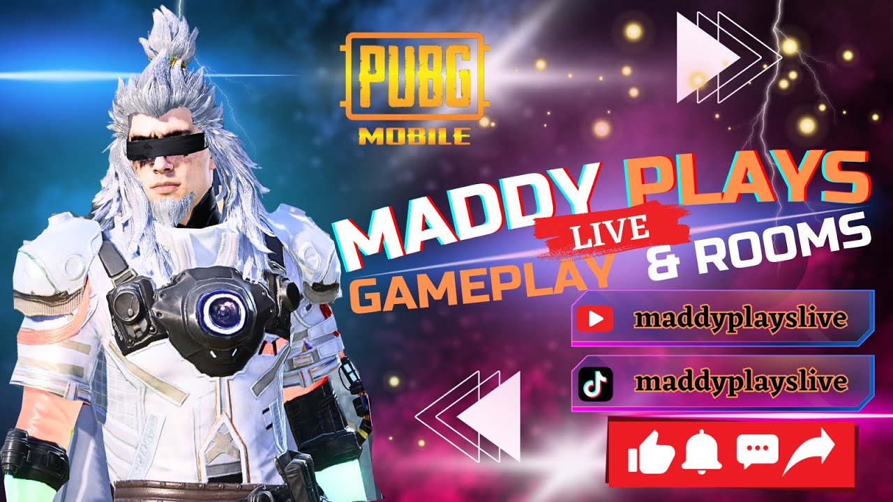 PUBG MOBILE LIVE | Pubg Live Custom Rooms | Maddy PLAYS LIVE - YouTube