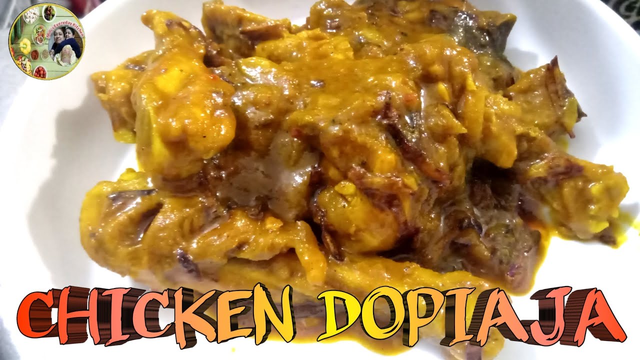 Chicken Ahh.........🤤🤤 Let's make chicken dopiaja deliciously together ...