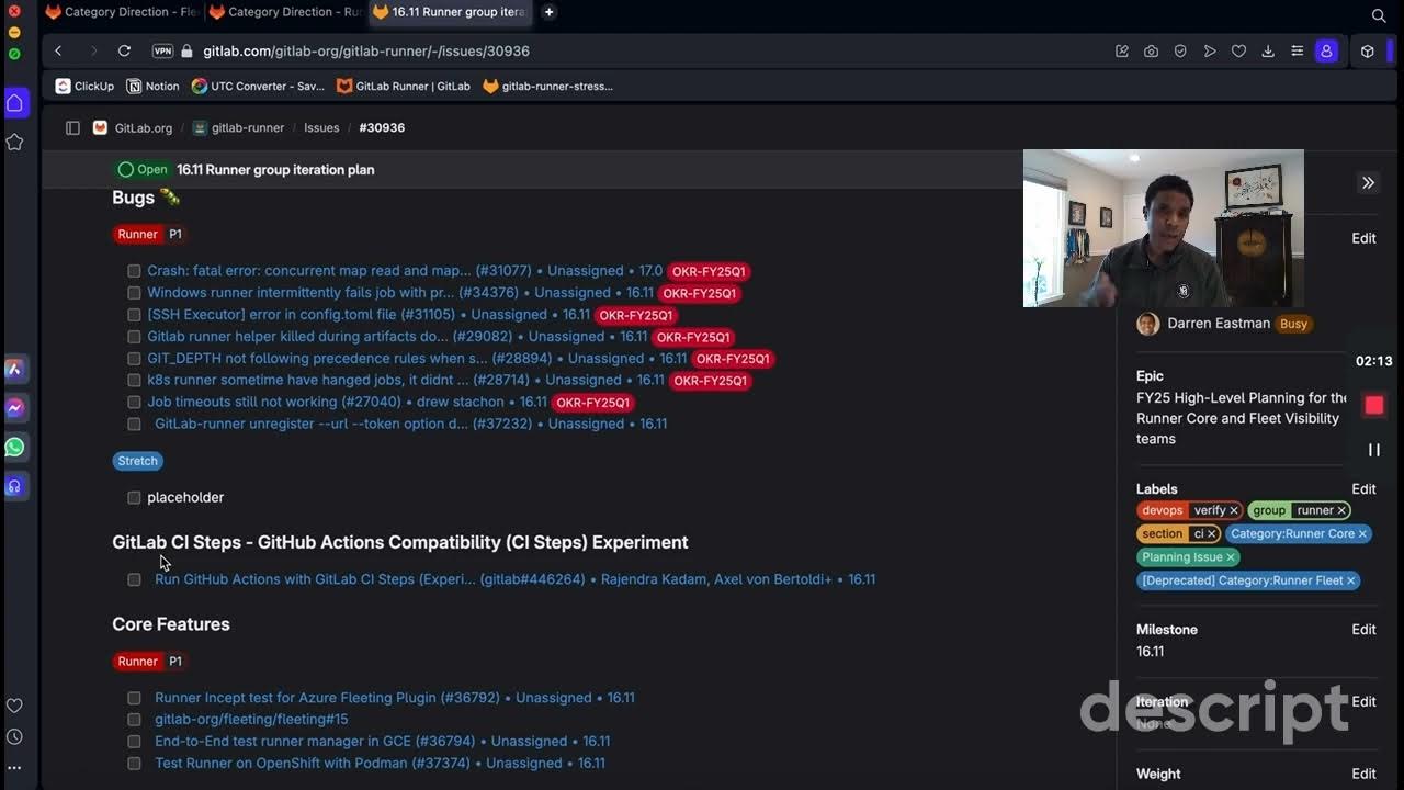 GitLab 16011 Kickoff - Verify:Runner - YouTube