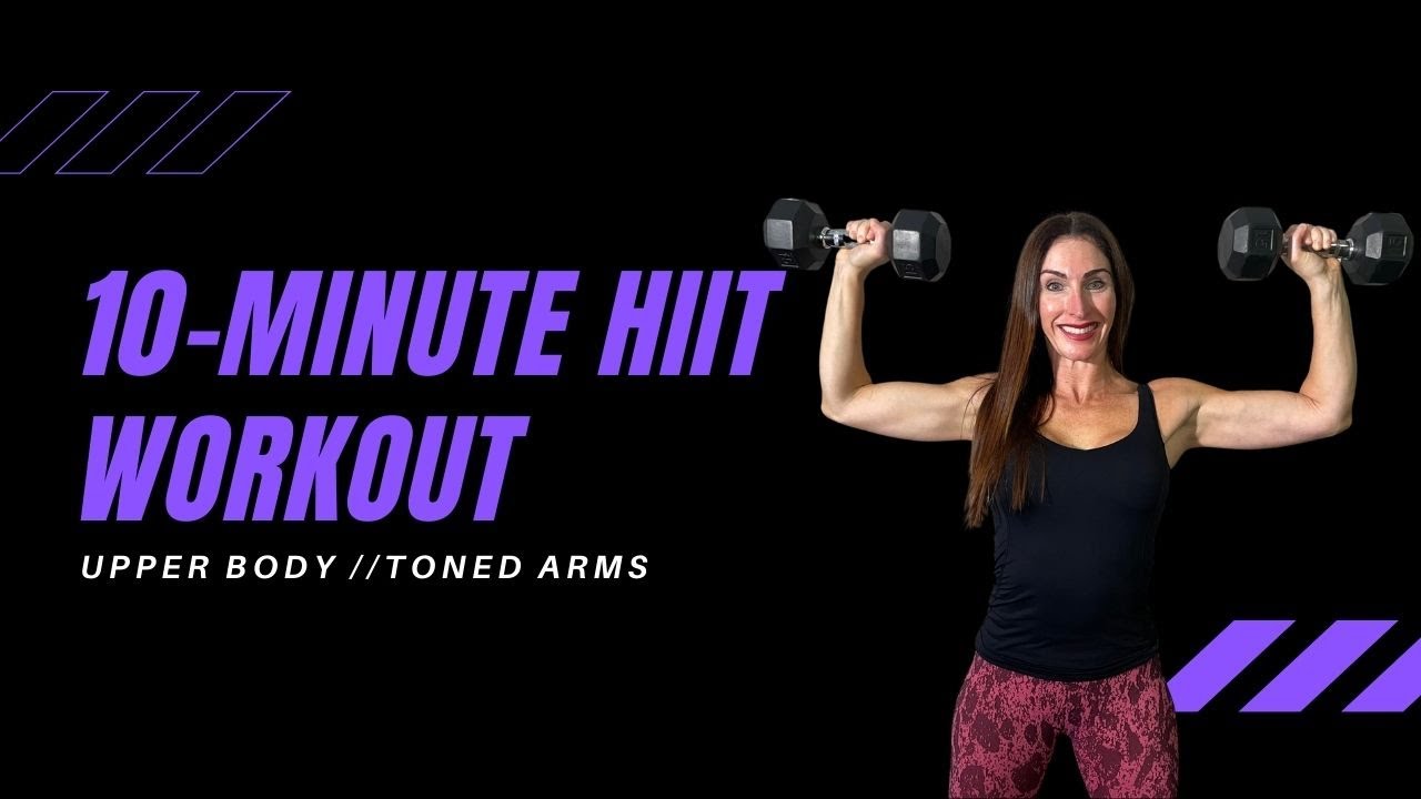 10 Minute Home HIIT Workout | Upper Body - YouTube