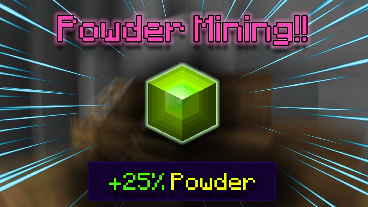 🔴Its Time to Powder Mine!! (HYPIXEL SKYBLOCK LIVE)🔴 - YouTube