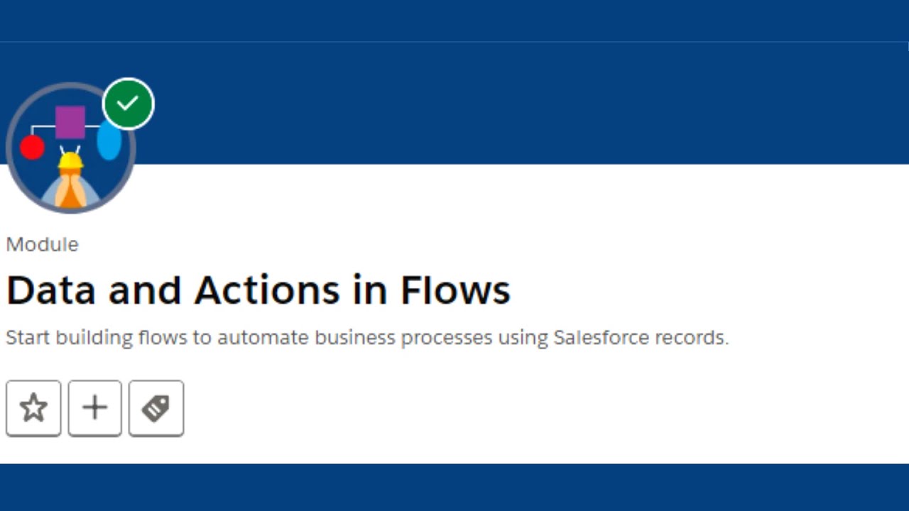 Combine Variables And Data Elements Data And Actions In Flows Salesforce Trailhead Youtube