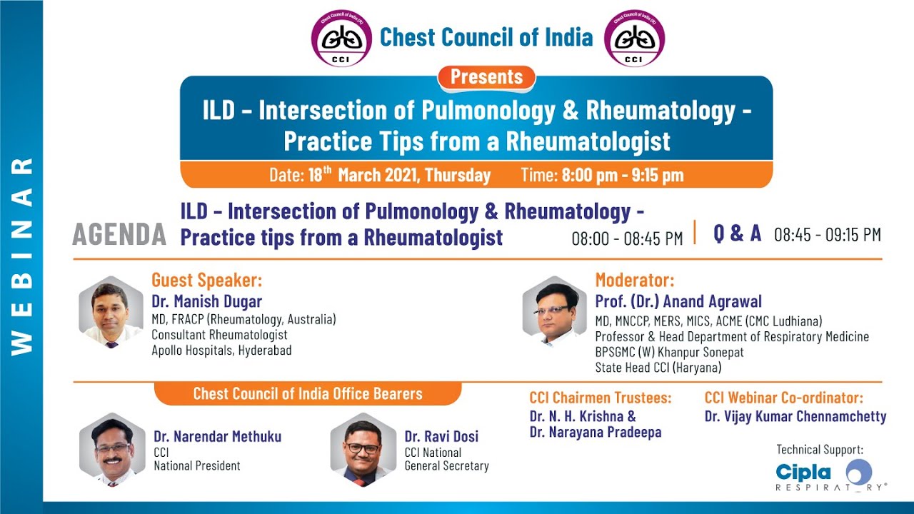 ILD - Intersection of Pulmonology & Rheumatology - Practice tips from a ...