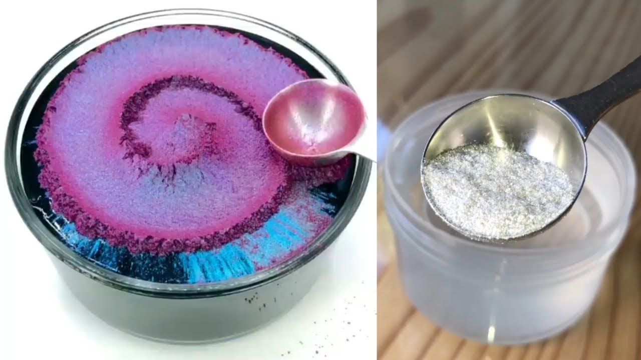 Best Ever Pigment slime Mixing ASMR #5 | Satisfying/Calming | Relaxing ...