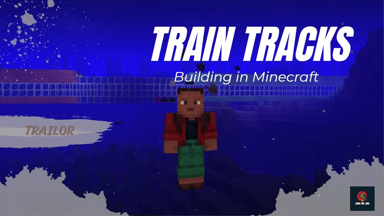 Minecraft/Train Track/building in creative mode/ trailer - YouTube