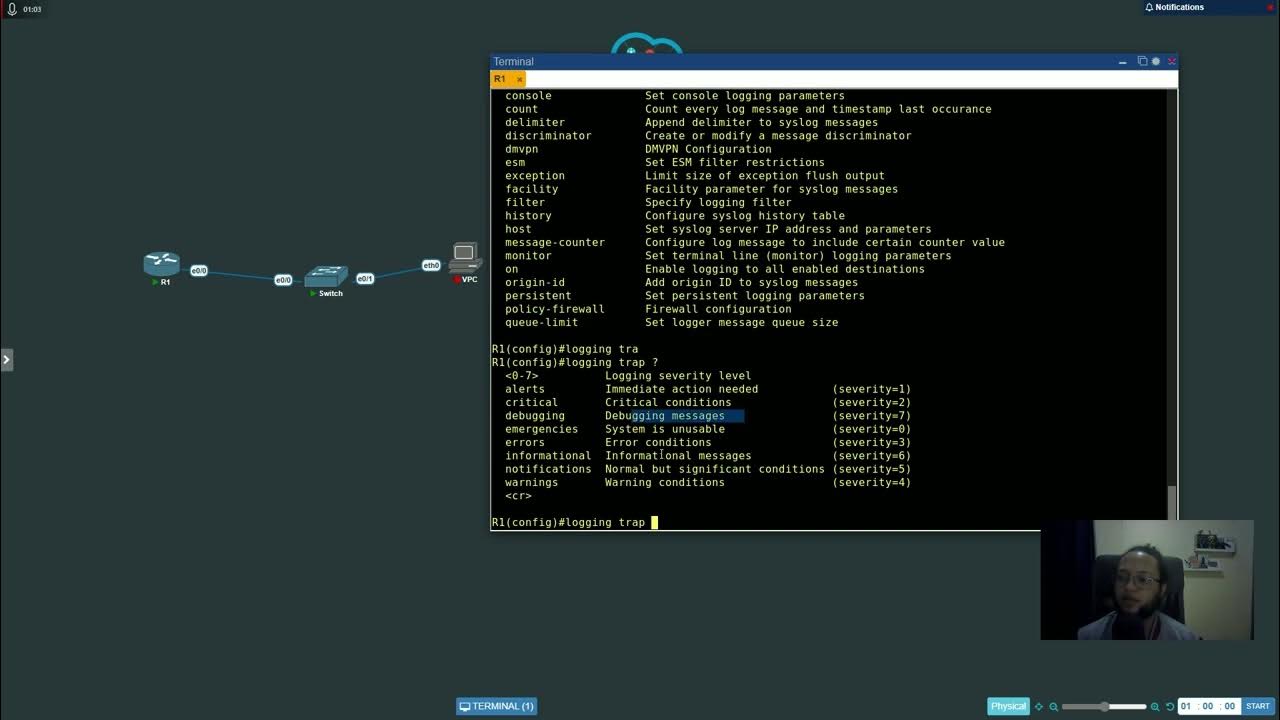 Lab 74 Configuring IOS Device Logging to a SYSLOG Server - YouTube