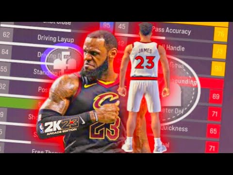 Lebron James Full Build in NBA 2K23 Arcade Edition - YouTube