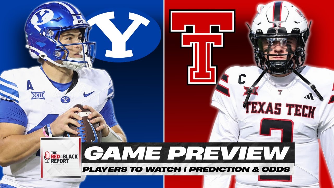 #8 Texas Tech Football Game Preview: vs. #7 BYU | Score Prediction ...