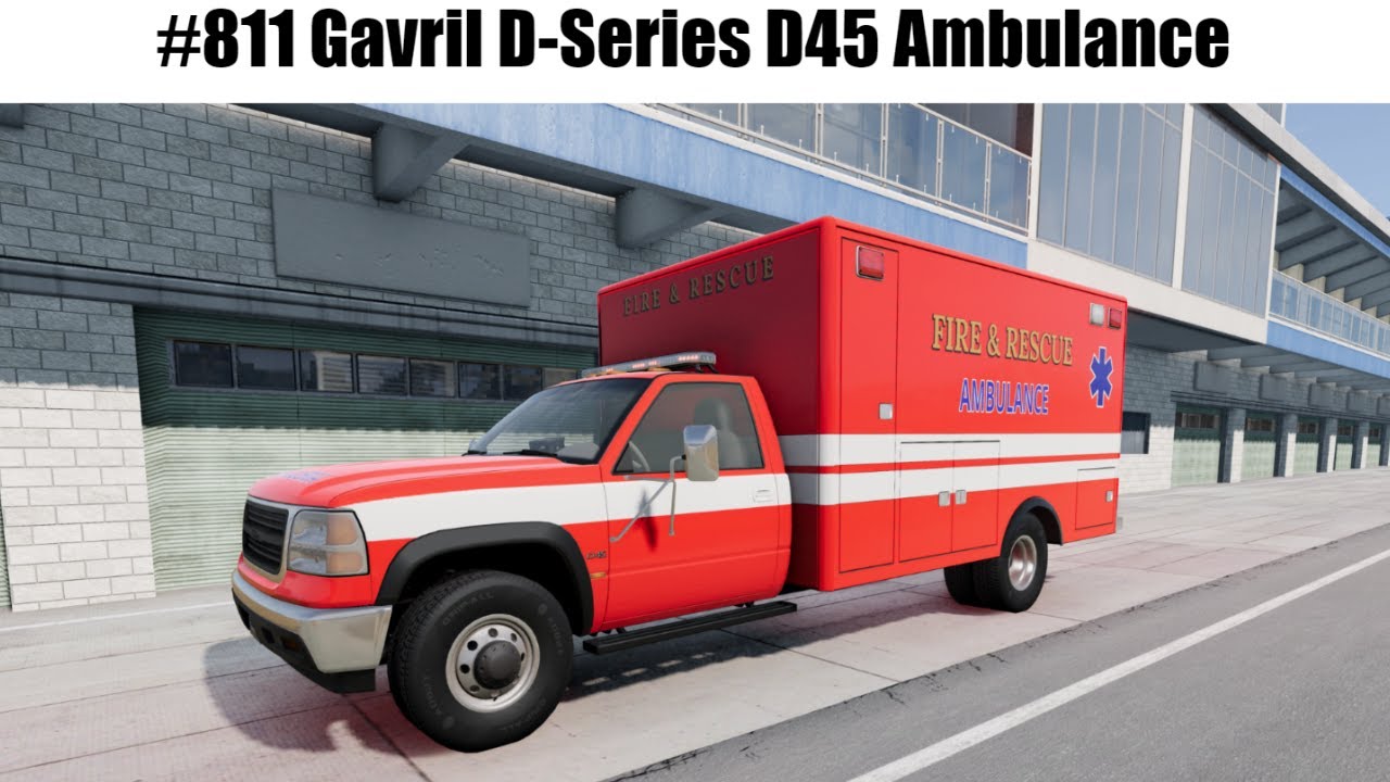 West Coast Trial: Gavril D-Series D45 Ambulance (Beamng Drive) - YouTube