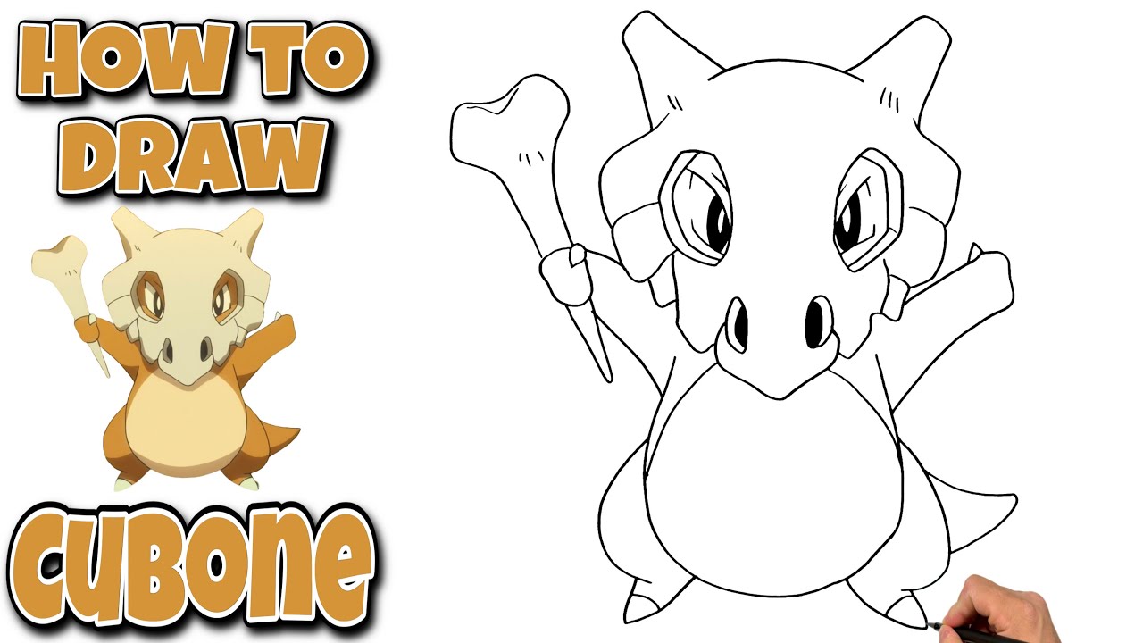 How To Draw Cubone Pokemon | Pokémon #drawing #pokemon #cubone - YouTube