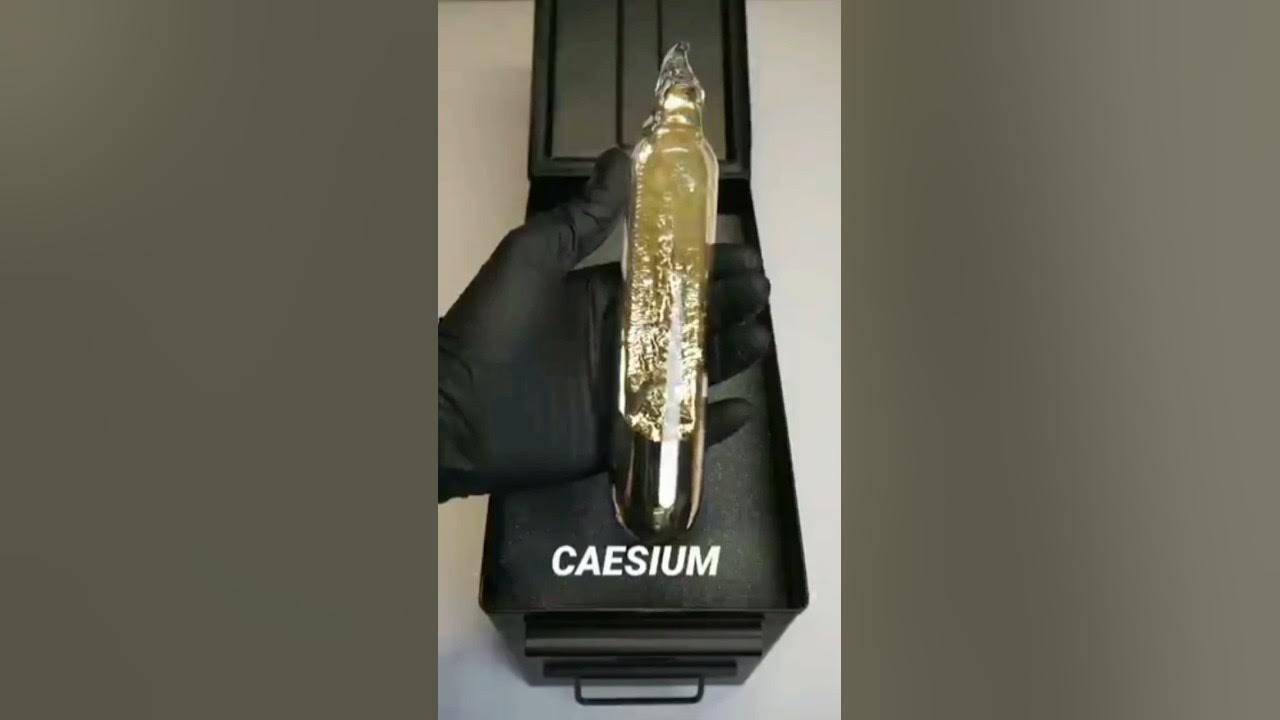 Caesium Metal #sciencefact #fact #science #factscience - YouTube