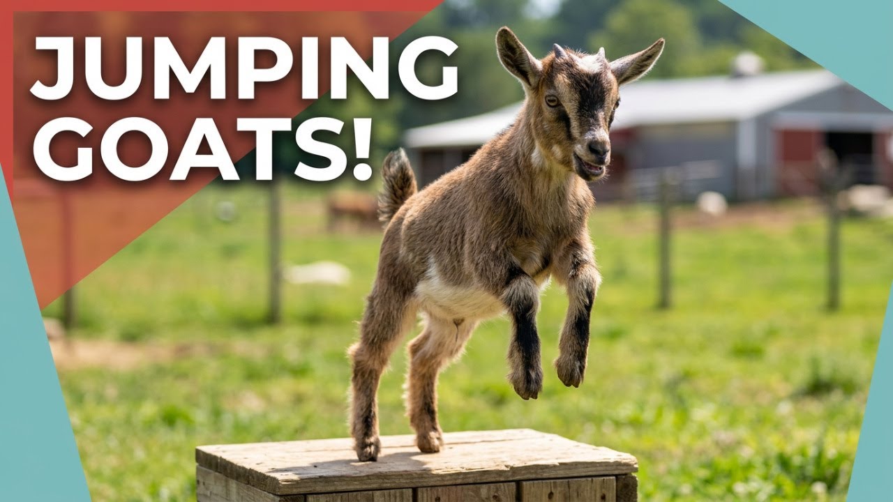 🐐Cute Jumping Goats at the Heifer Ranch! 🐐 - YouTube