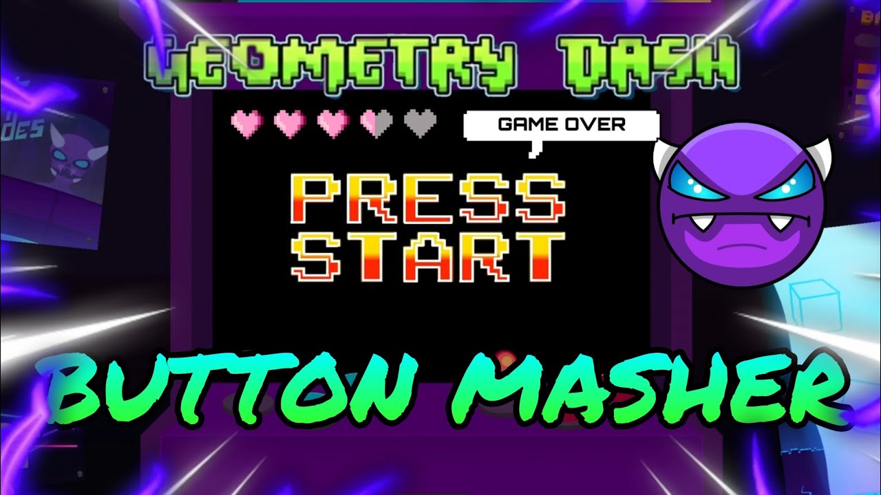 Geometry Dash BUTTON MASHER 100% | Y4HIKØ - YouTube