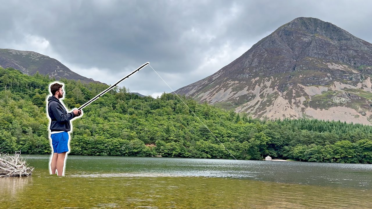 Fishing a REMOTE Glacial Lake… It’s UNBELIEVABLE! (Pristine and Wild) ⛰ ...