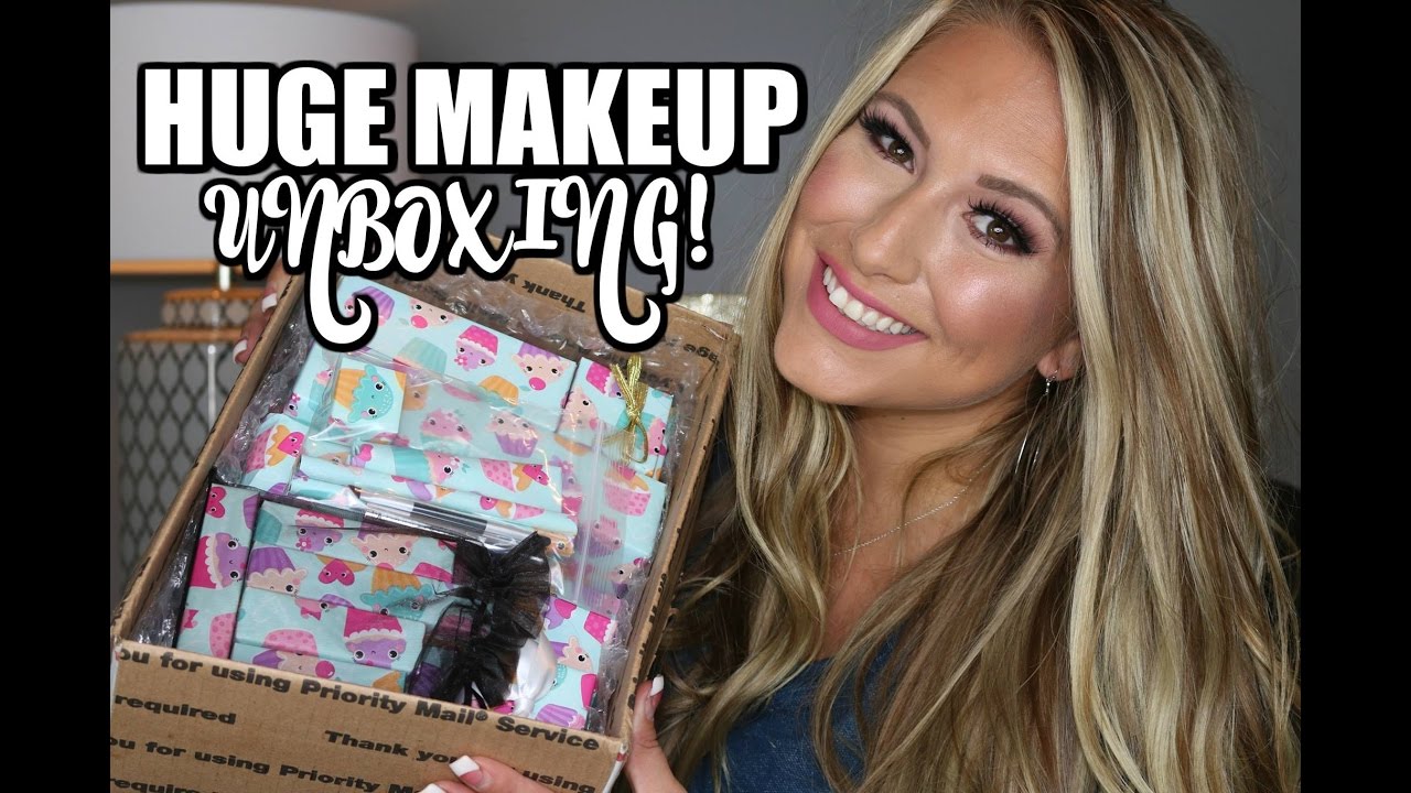 HUGE MAKEUP UNBOXING - YouTube