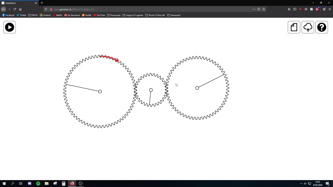 Gearsketch (Ketting- en tandwieloverbrenging) - YouTube