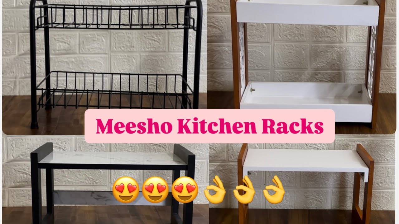 Meesho Affordable Kitchen Racks you must have 👌🏻👌🏻 - YouTube