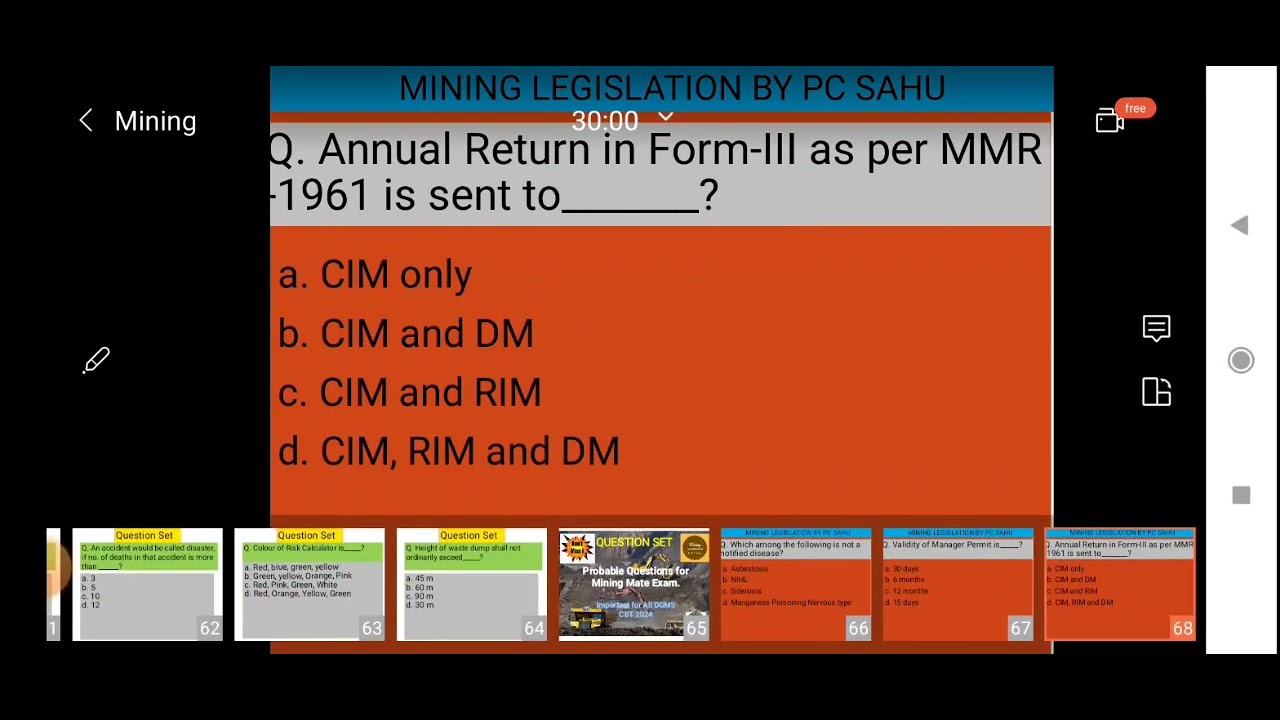 Mining Exam Questions & Answers for Mining Foreman and Mining Mates ...