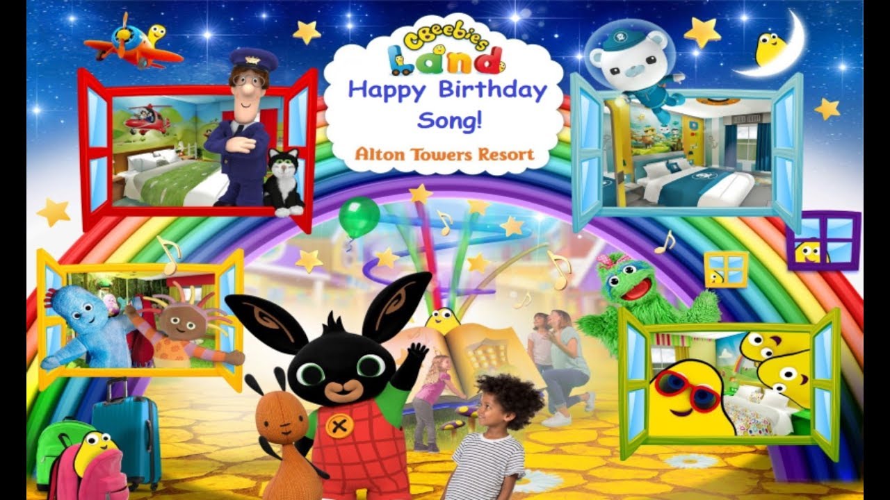 Cbeebies Land Birthday Party | Happy Birthday Song at Alton Towers ...