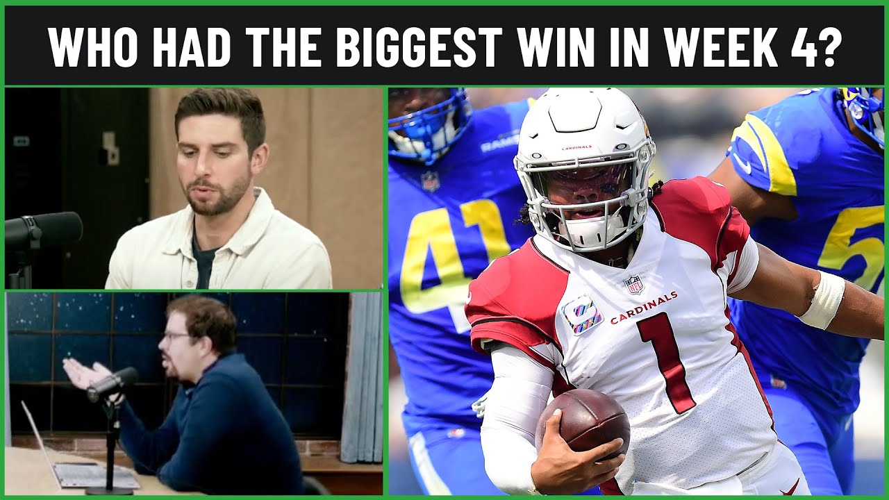 Who had the biggest win in week 4? | PFF - YouTube