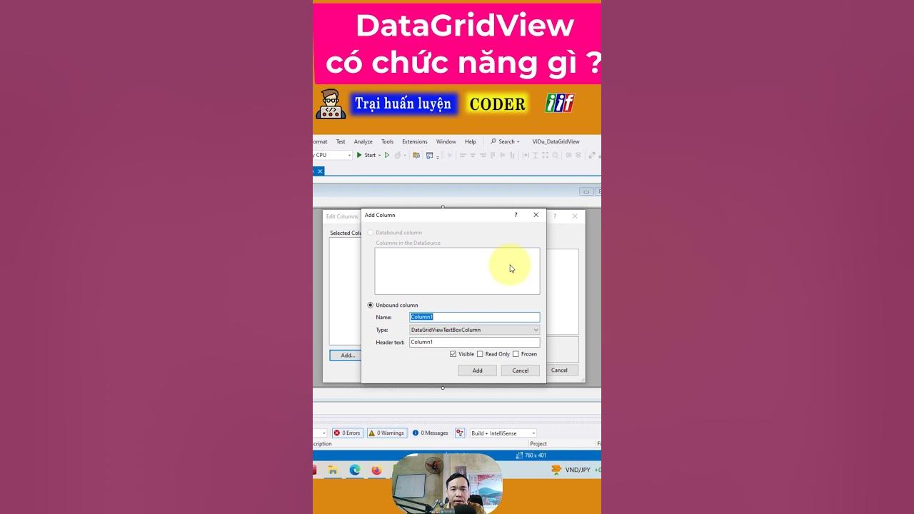 Cách sử dụng DataGridView trong C# - YouTube