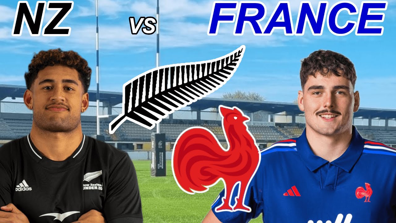 NEW ZEALAND vs FRANCE u20 World Championship 2025 Semi FINAL Live ...