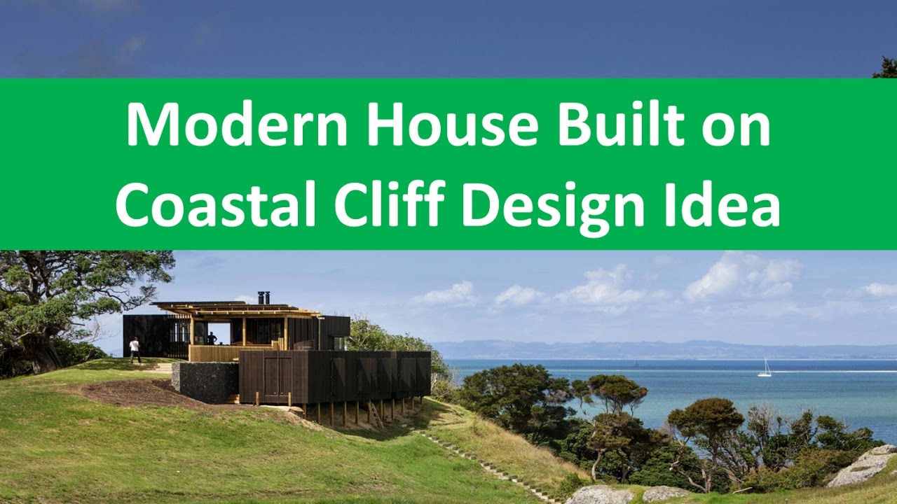 Modern House Built on Coastal Cliff Design Idea - YouTube