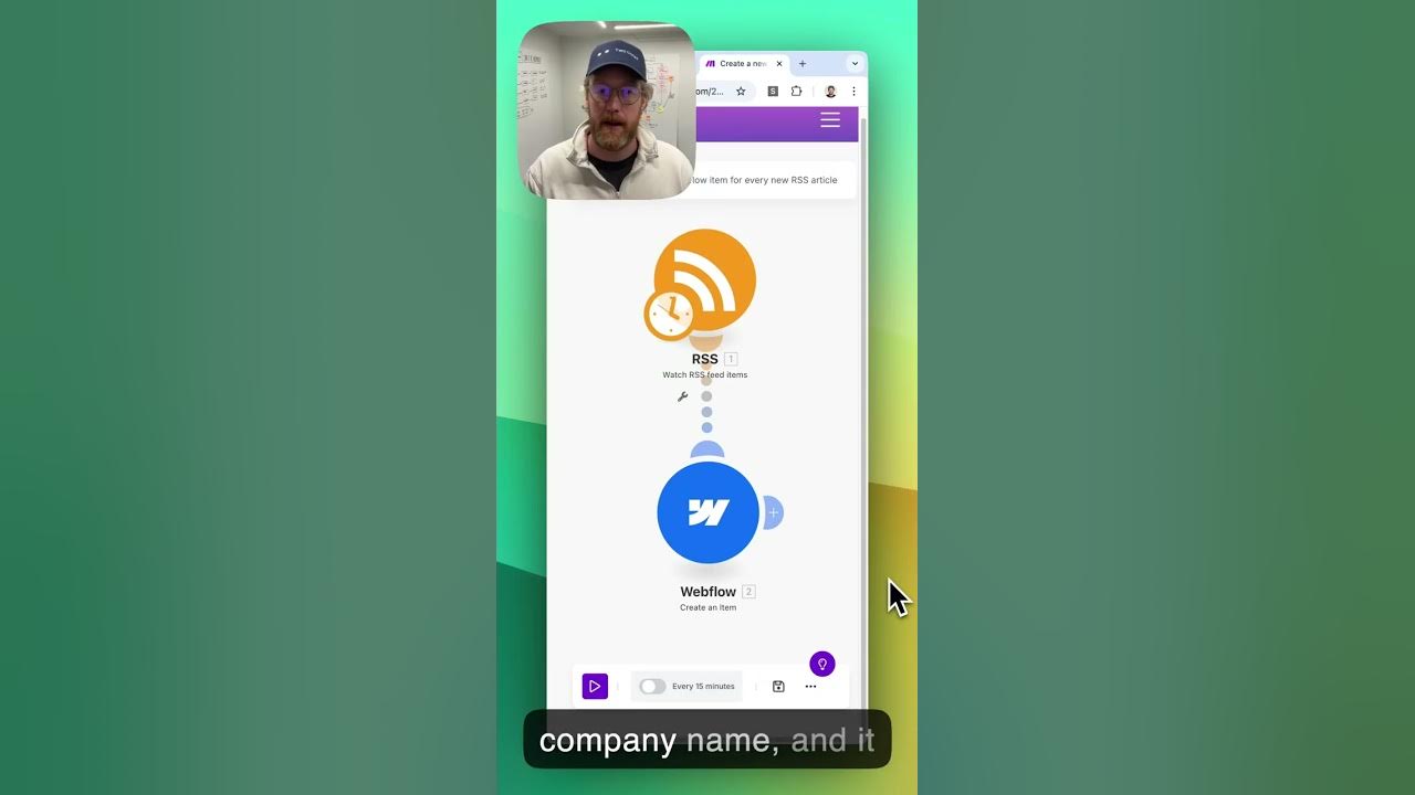 Create A New Webflow Item For Every New RSS Article - YouTube