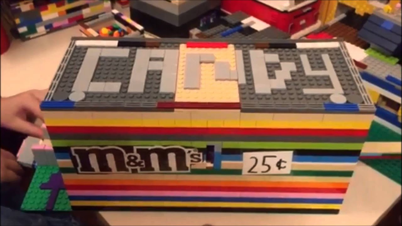 Eden Price's Lego M&M candy machine - YouTube