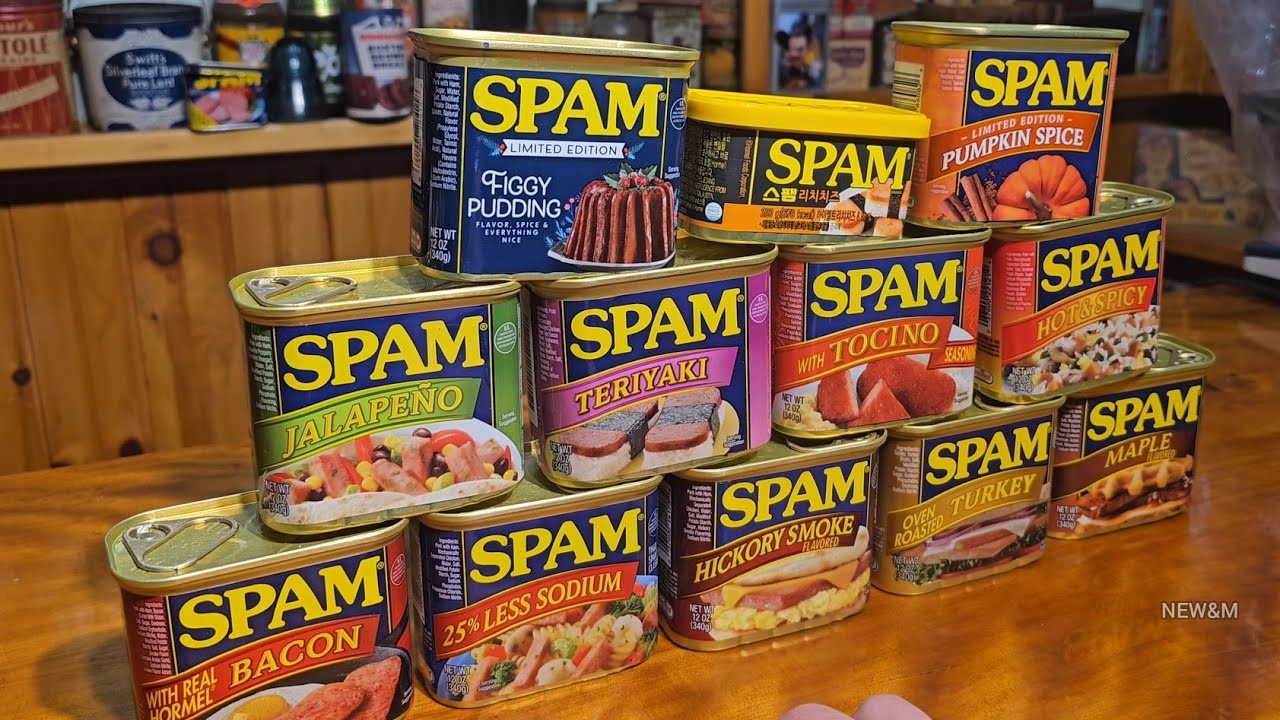 Trying Every Spam I Could Get My Hands On - YouTube