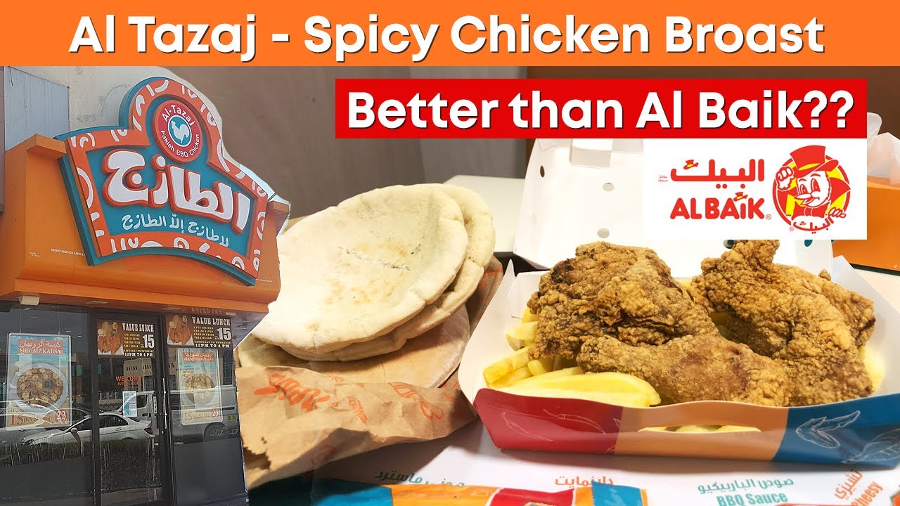 Trying Al Tazaj Chicken Broast—Better Than Al Baik Broast—Best fast ...