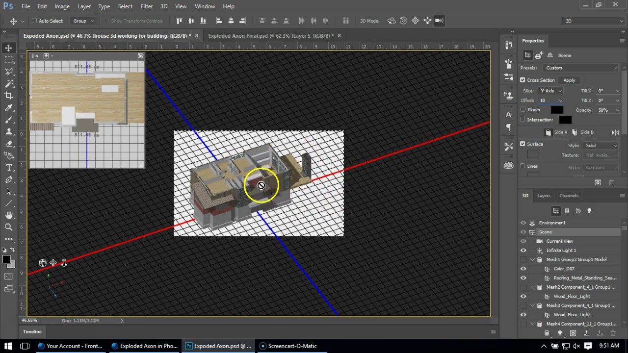 Exploded Axon 2nd Floor - YouTube