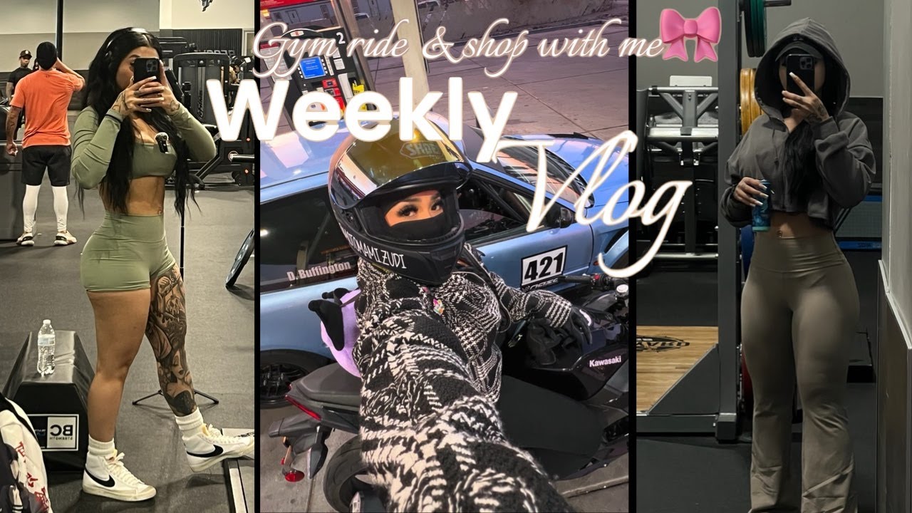 VIRTUAL BADDIE DIARY 🎀 * FULL LEG DAY ,RIDE WITH ME, SHOPPING ...