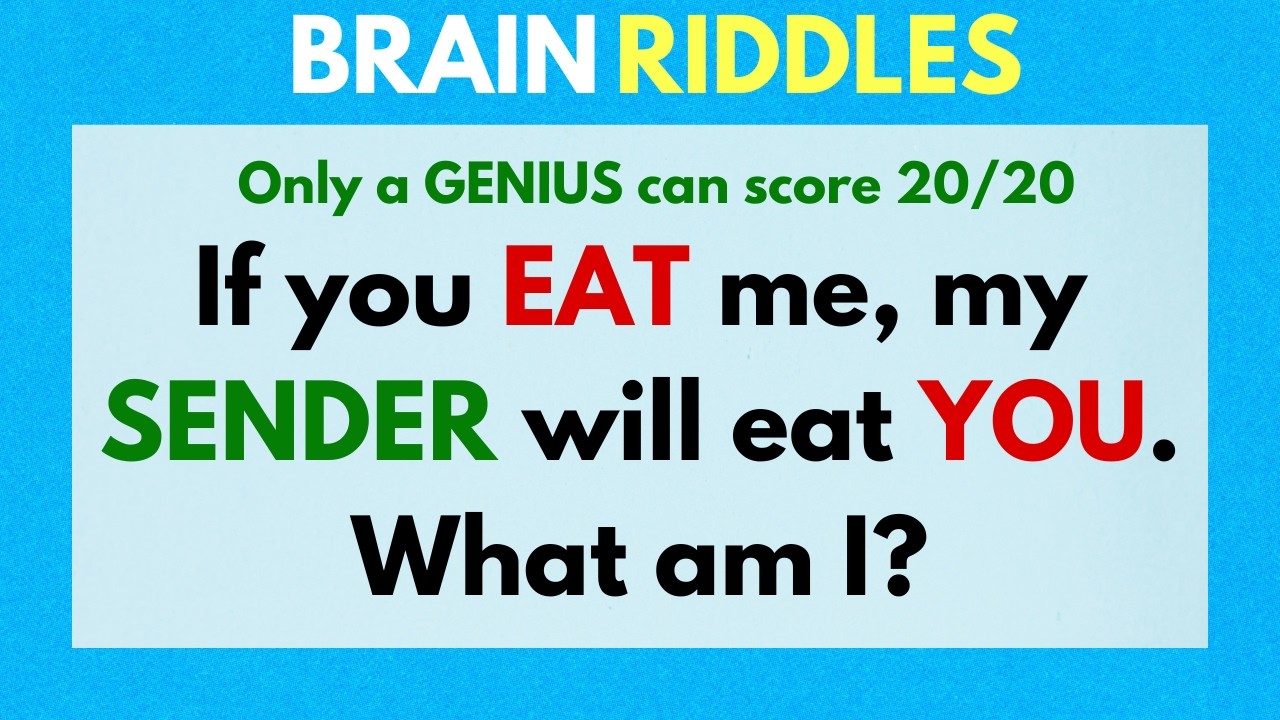 Only A Genius Can Pass This 20 Hard and Impossible Riddles Challenge ...
