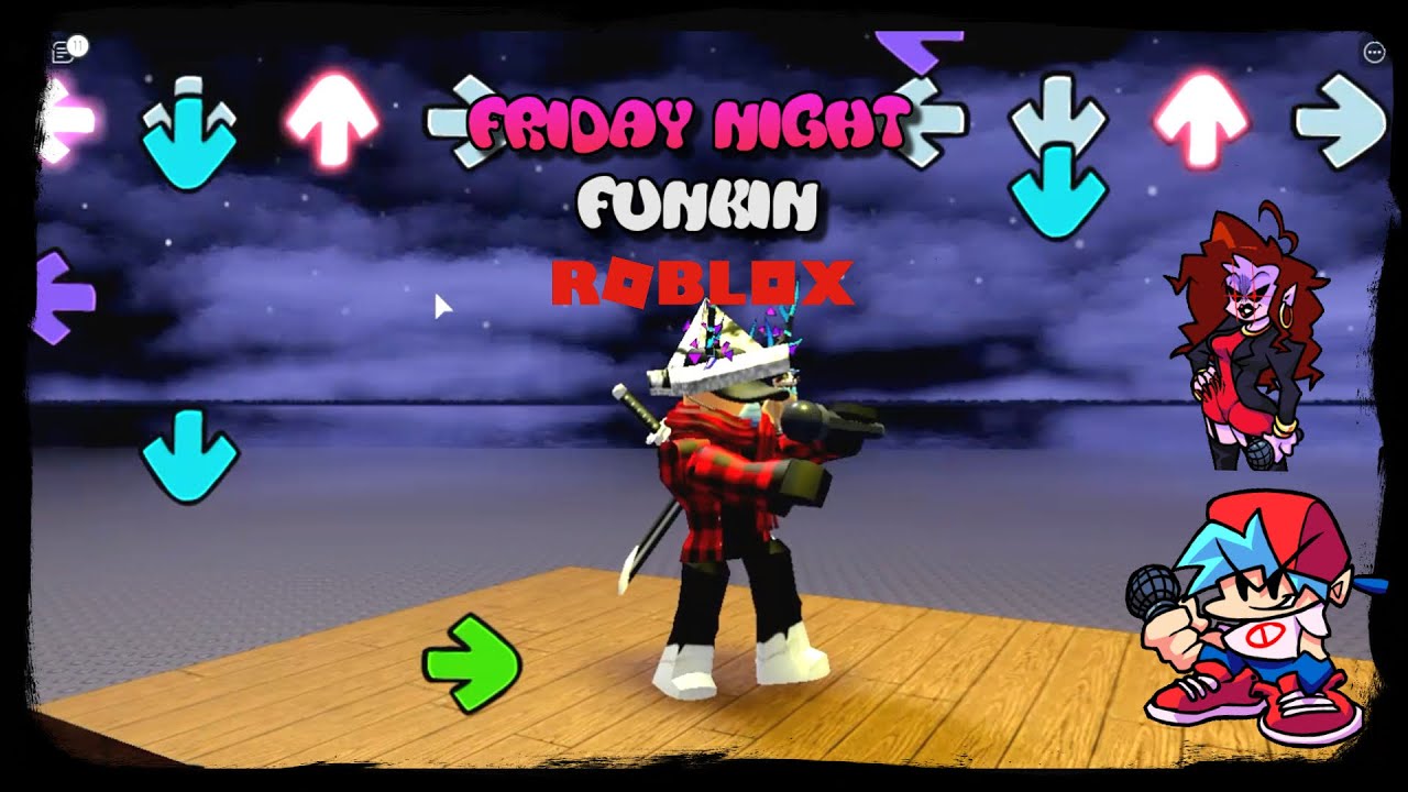 Friday night funkin in roblox | [Basically FNF - ROBLOX] - YouTube