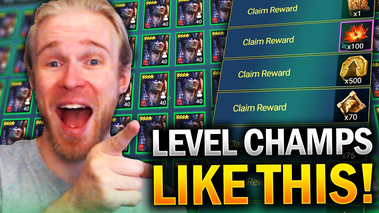 LEVEL UP CHAMPIONS LIKE THIS! EASY Champ Training and Food Tips - Raid ...