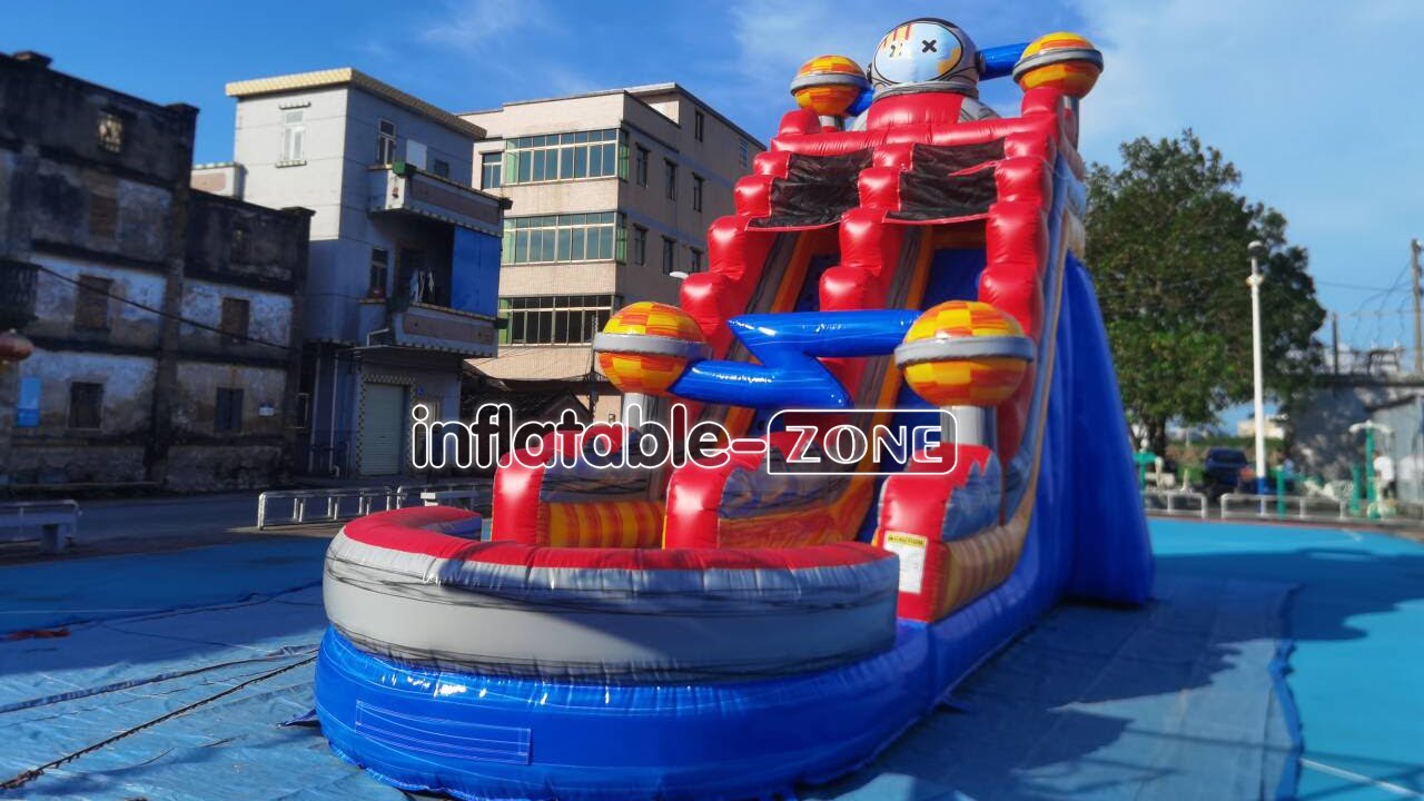 9x3x6m Orbit The Astronaut Inflatable Water Slide Fun Jump Waterslide ...